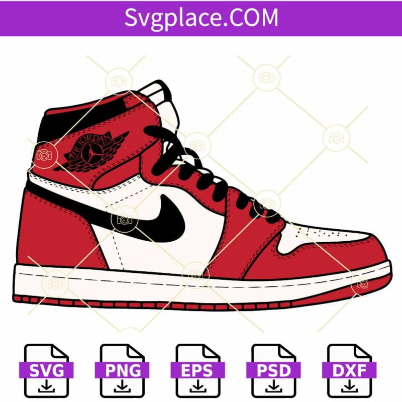 Air Jordan shoe SVG, Shoes logo svg, Jordan shoes Svg, Nike Jordan shoe svg
