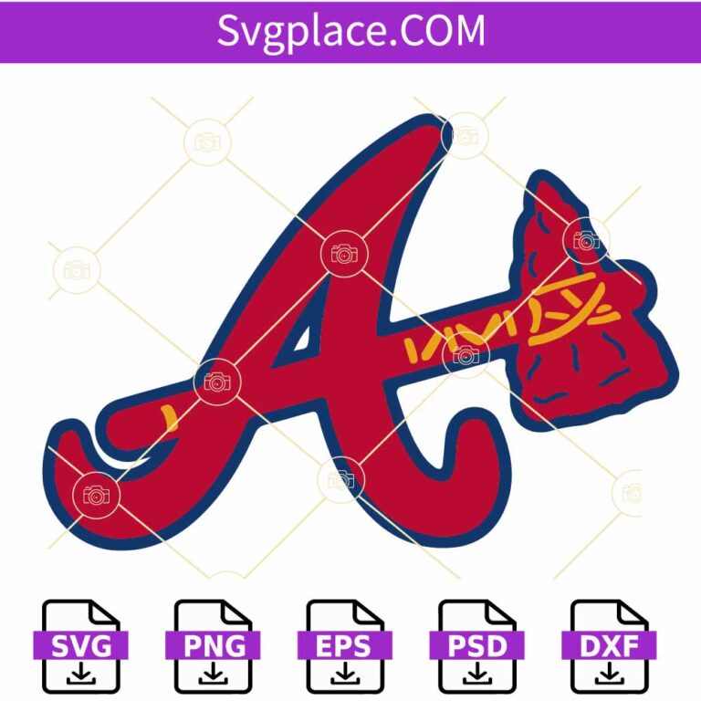 Atlanta Braves Logo SVG, Atlanta Braves MLB Logo SVG, Atlanta braves svg