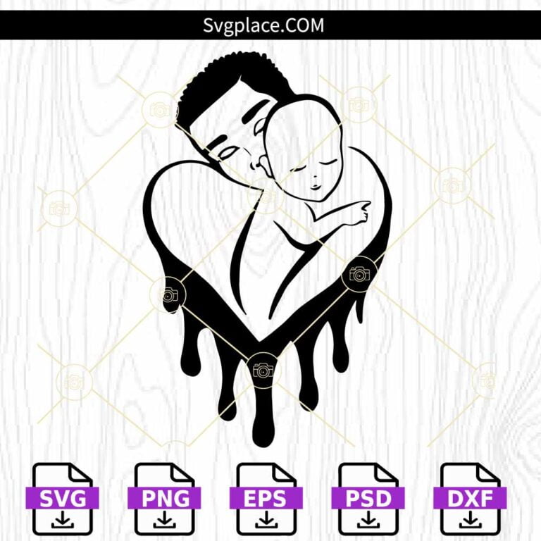 Father and son drip SVG, Father and Son SVG, Father Svg, Dad Svg