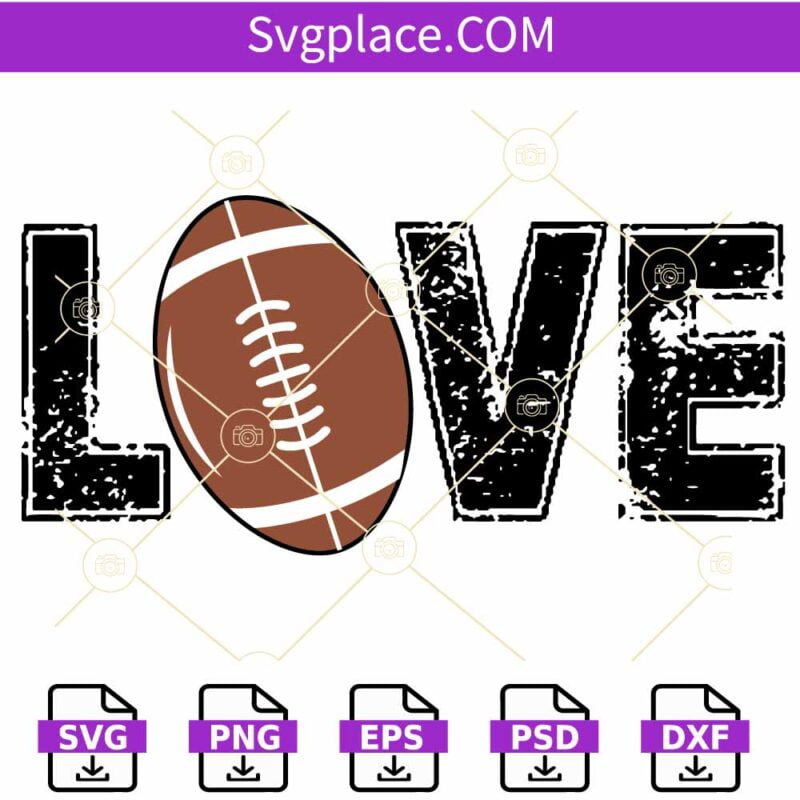 Football Love SVG, Football shirt svg, Football Girlfriend svg ...