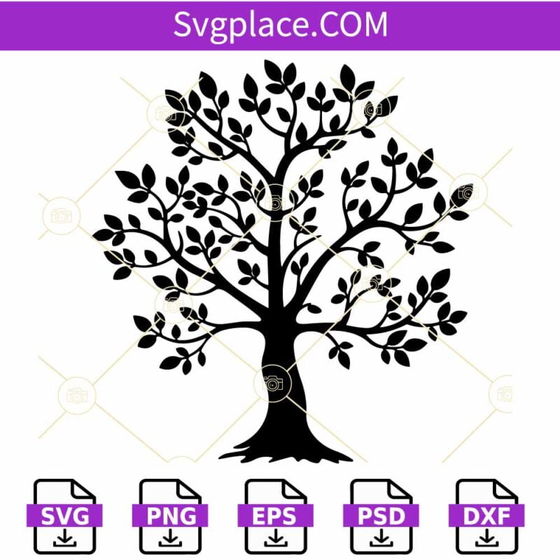 Tree of life SVG, Family Tree Svg, Tree Svg, Tree with Roots Svg ...