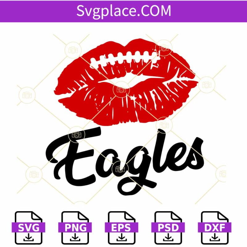 Eagles football lips svg, Philadelphia Eagles svg, Eagles svg, Lips ...