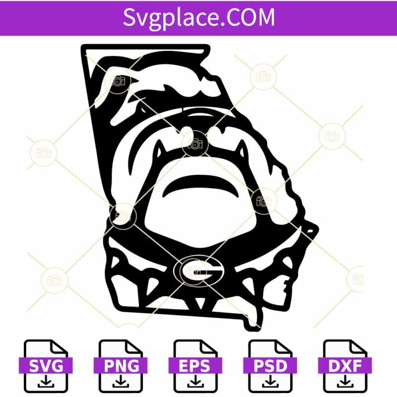 Georgia football SVG, Bulldogs Football SVG File, Georgia Bulldogs SVG