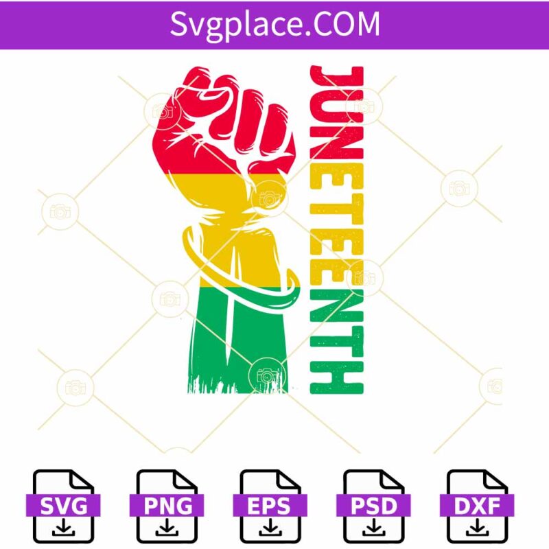 Juneteenth fist SVG, Juneteenth Shirt svg, Juneteenth Svg, BLM svg ...