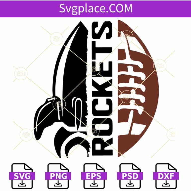 Rockets football SVG, Toledo Ohio State Rockets svg, Rockets Pride svg