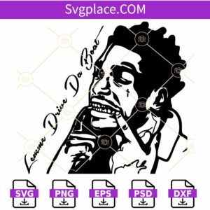 Kodak black SVG, Kodak black clipart SVG, Rapper SVG, Hip hop Artist svg