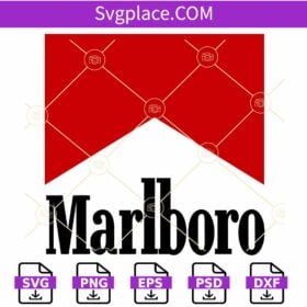 Marlboro logo SVG, Marlboro logo Vector SVG, Marlboro Cigarette logo SVG