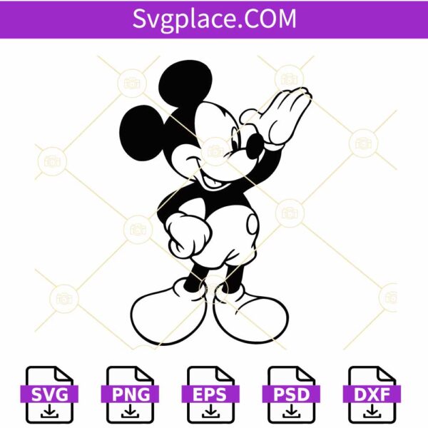 Mickey Mouse SVG Cut File, Mickey Mouse SVG, Disney character svg ...