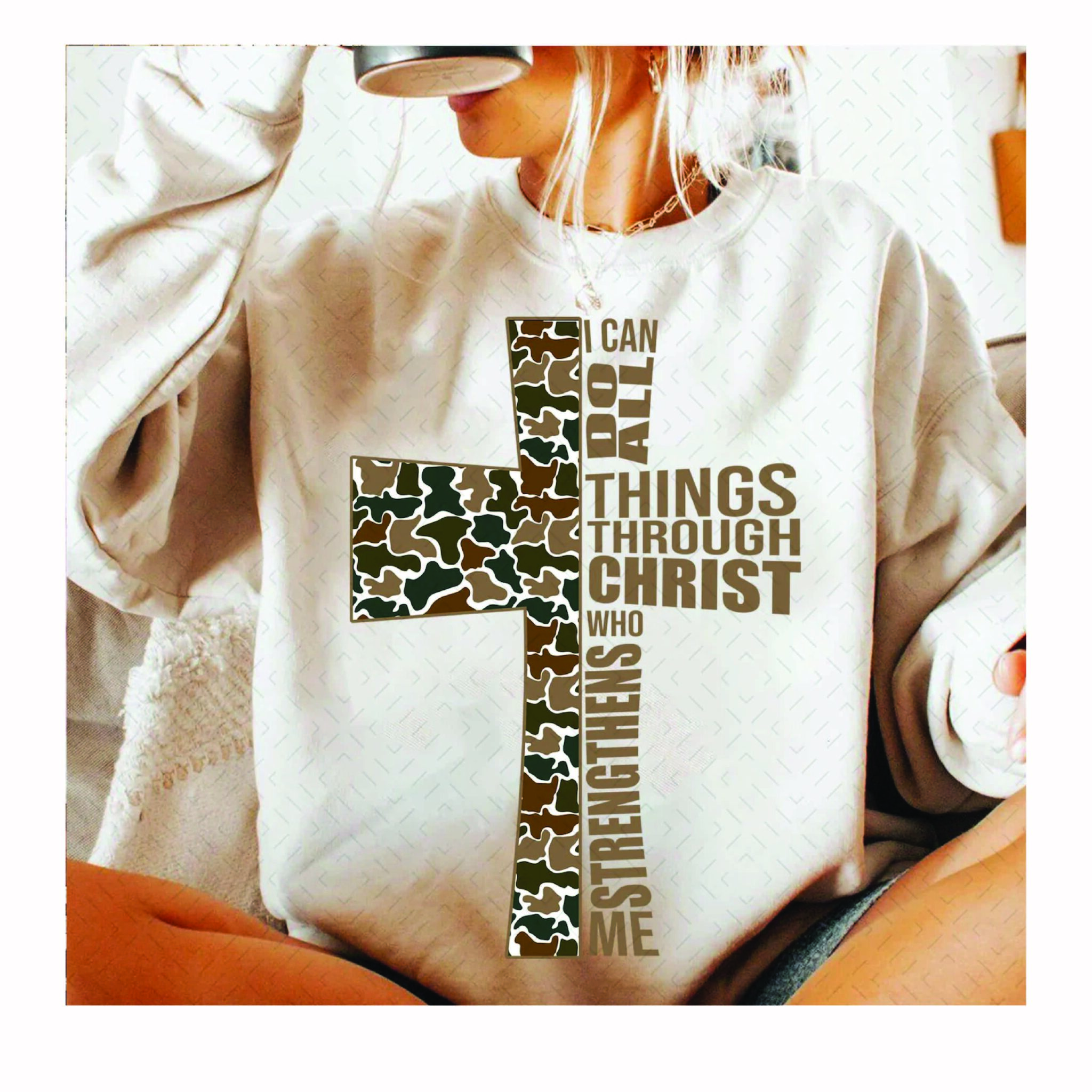 I Can Do All Things Through Christ Who Strengthens Me Cross, With ...